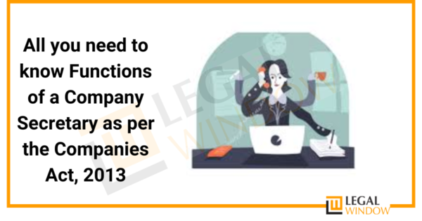 Functions of a Company Secretary » Legal Window