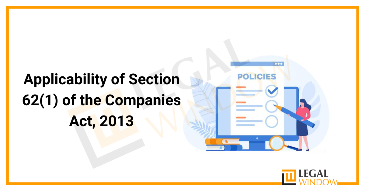Applicability of Section 62(1) of Companies Act 2013 » Legal Window