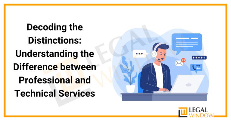 Difference between Professional & Technical Services