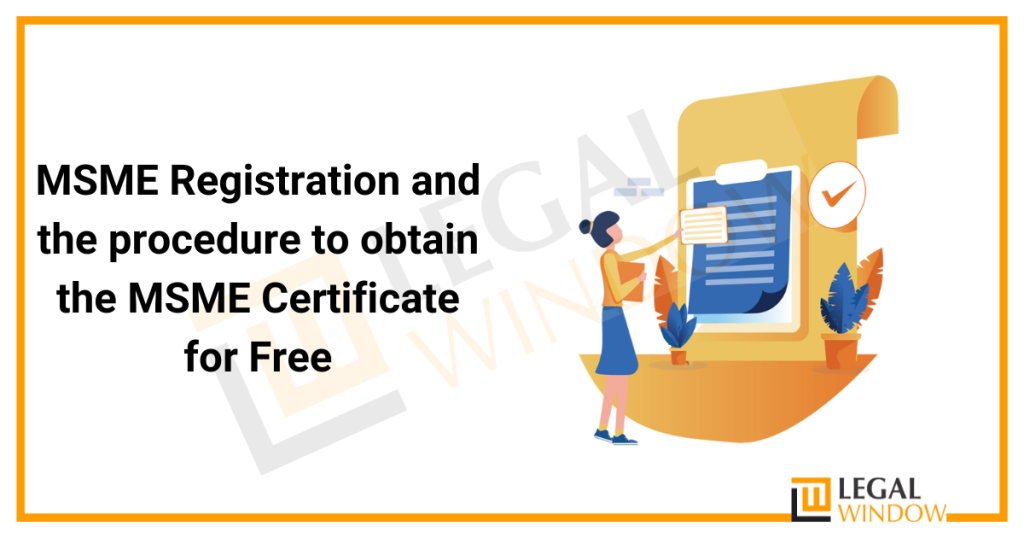 MSME Registration in India » Legal Window