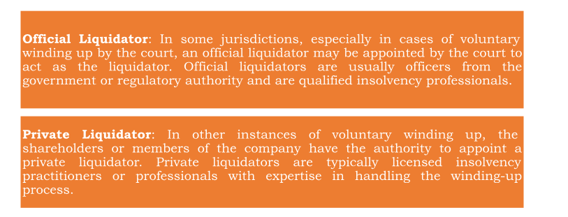 Powers and Duties of Liquidator » Legal Window